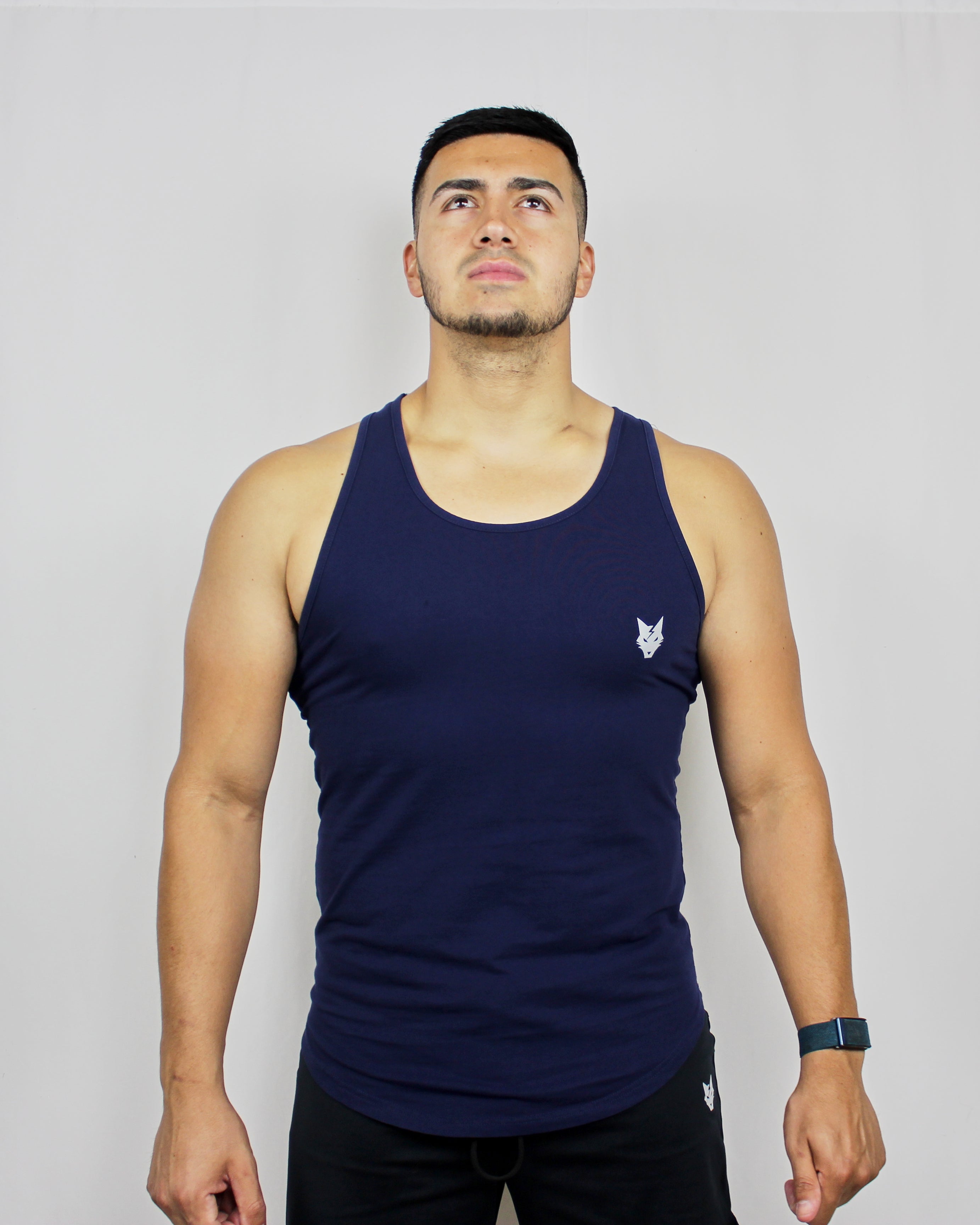 Navy Blue Drop Cut Tank – Lone Wolf Fitness
